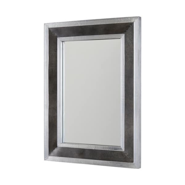 Galvanized Black/Aluminum Metal Frame Mirror - Galvanized Black ...
