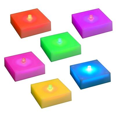 Color Changing Battery Operated LED Lights with Timer - Set of 6 ...