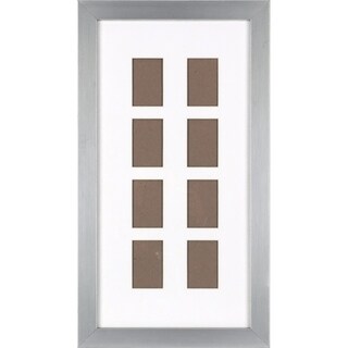 22X12 Collage Gallary Photo Silver Grey Frame with 8 mini Photo ...