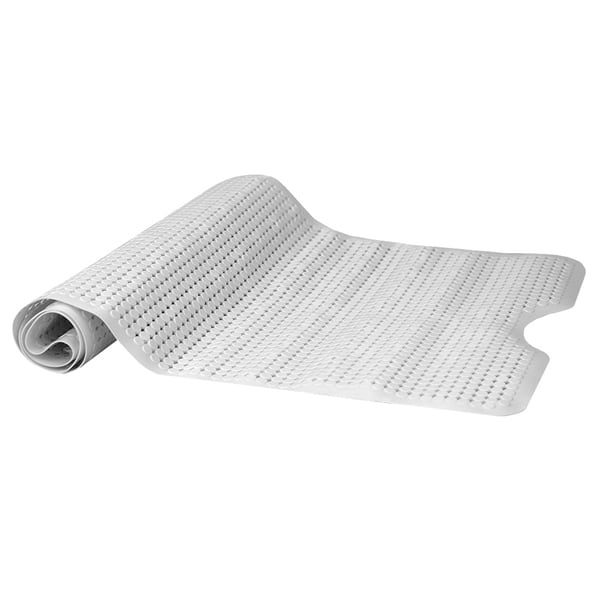 U Shape Front Plastic Bath Mat Suction Cup White - Bed Bath & Beyond ...