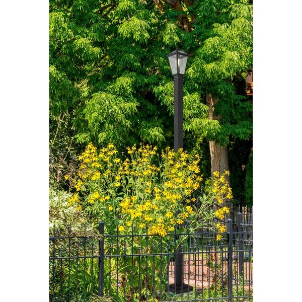 Talbot 1 Light Outdoor Post Mounted Fixture in Black - Bed Bath ...