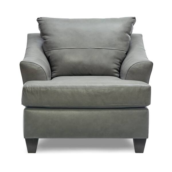 Copper Grove Benner Top Grain Leather Chair - Bed Bath & Beyond - 28677185