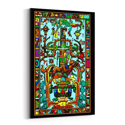 Noir Gallery Mayan King Emperor Pacal Canvas Wall Art Print - Overstock ...