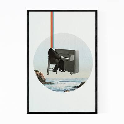 Noir Gallery Vintage Piano Music Collage Framed Art Print - Overstock ...