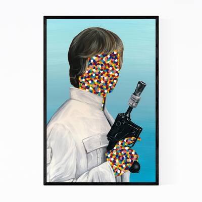 Noir Gallery Star Wars Movie Portrait Painting Framed Art Print ...