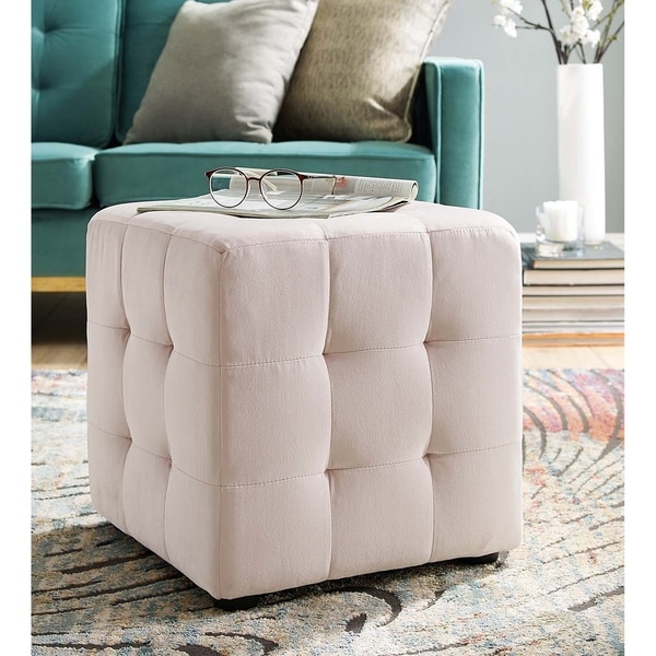 Bed bath and beyond pink ottoman store
