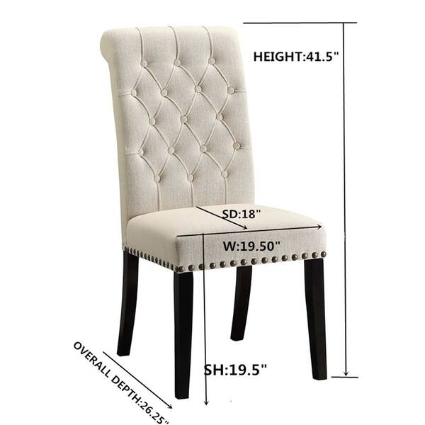 Copper Grove Letnitsa Cable Tufted Dining Side Chairs (Set of 2) - Bed ...