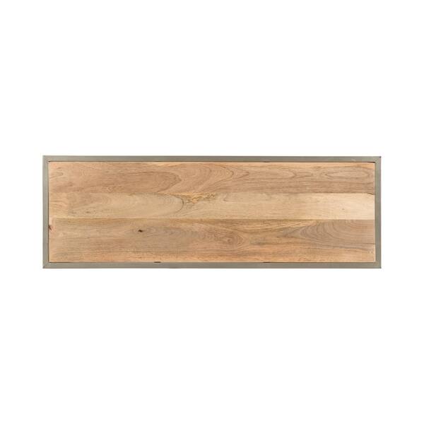 Kimball Modern Industrial Handcrafted Mango Wood Console Table by ...