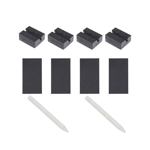 4-Pack Cheese Marker & Base Stand with Natural Slate Cheese Labels & 2 ...