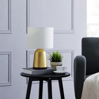 Carson Carrington Raynor Midcentury Modern Brass Metal Table Lamp - Bed ...