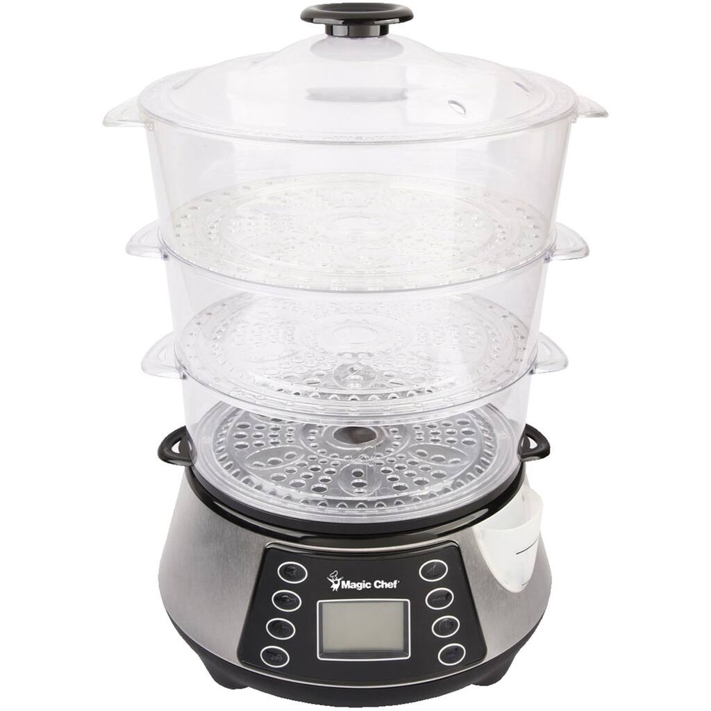 Magic Chef 3-Tier Food Steamer - Overstock - 28764357