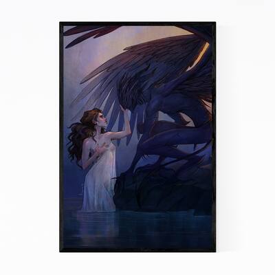 Noir Gallery Fallen Angel The Death and The Maiden Framed Art Print ...