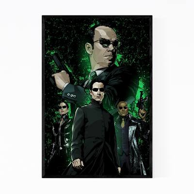 Noir Gallery The Matrix Movie Framed Art Print - Overstock - 28777201