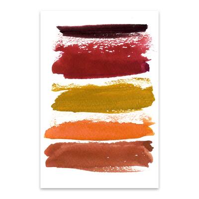 Noir Gallery Autumn Color Abstract Painting Metal Wall Art Print ...