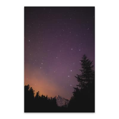Noir Gallery Night Sky Stars Nature Astronomy Metal Wall Art Print ...