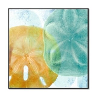 Epic Graffiti "Luminous Seashells" Framed High Gloss Acrylic Wall Art ...