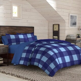 IZOD Buffalo Plaid Reversible Comforter Set with Shams - Bed Bath ...