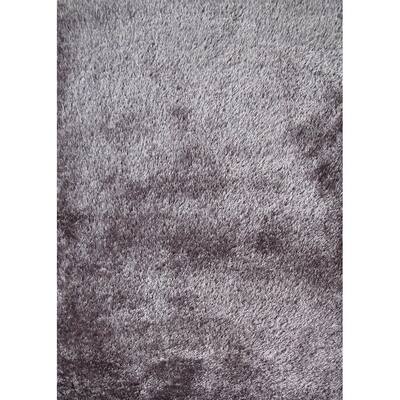 Gray 5x7 Shag Area Rug - Big - Overstock - 28900884