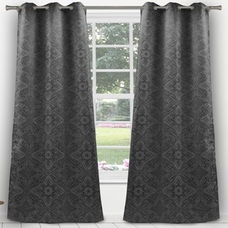 Courtney Blackout Grommet Window Curtain Panel Pair Set of Two - 36X96 ...