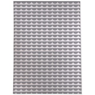 MID CENTURY SCALLOP GREY Area Rug by Kavka Designs - Bed Bath & Beyond ...