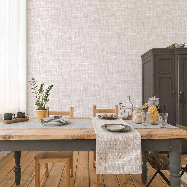 Meander Wallpaper in shades of Grey - Bed Bath & Beyond - 28964622