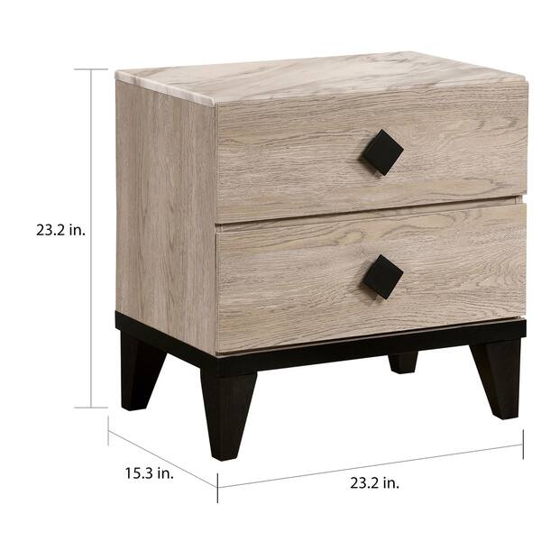 Carson Carrington Ubbalt Light Walnut End Table - Bed Bath & Beyond ...