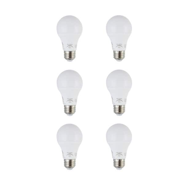LED A19 light bulb 10 watts 800 lumens 5000K dimmable - White - N/A ...