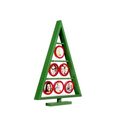 Northwood- Green Tree Frame w/ Hanging Photo Frames - Overstock - 28985234