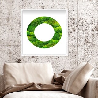 Oliver Gal' The Letter O Nature' Alphabet Letters Live Moss Art - Bed ...