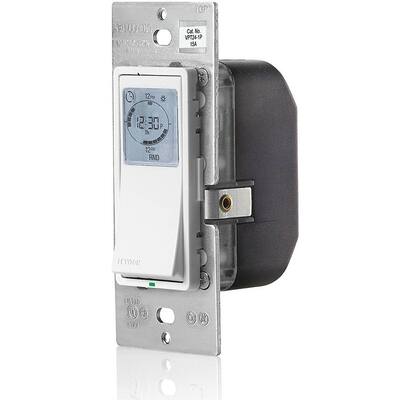 Leviton Vizia 24-Hour Programmable Indoor Timer w/ Astronomical Clock ...