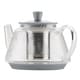 BonJour Tea Voyager Glass Teapot with Stainless Steel Infuser, 30oz ...