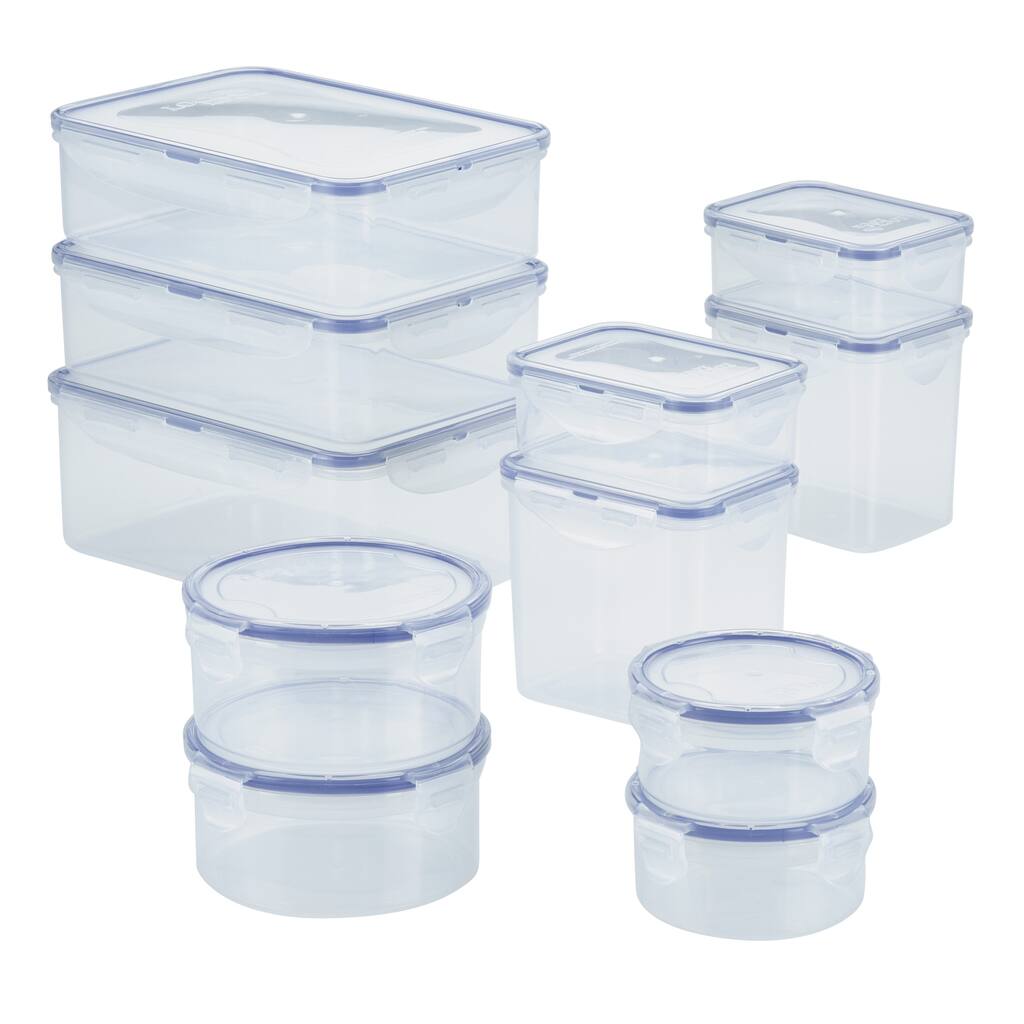 Easy Essentials Rectangular Food Storage Container Set, 22pc ...