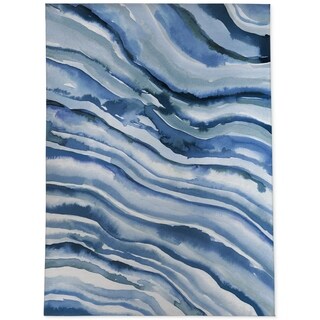 WATERCOLOR WAVES Area Rug by Kavka Designs - Bed Bath & Beyond - 29019437