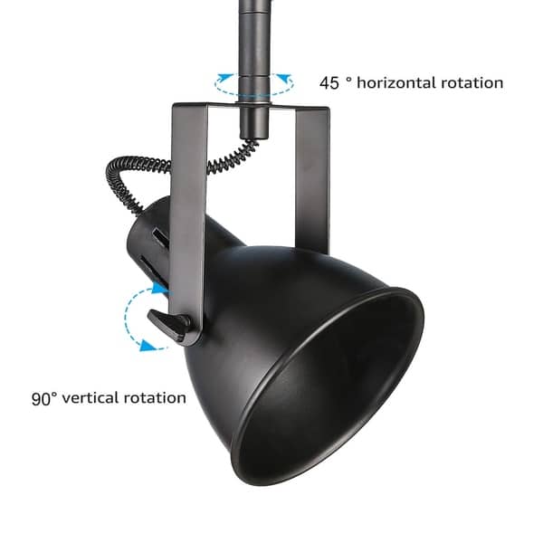 Carbon Loft DeMille Semi Flush Mount Adjustable Head Track Lighting ...