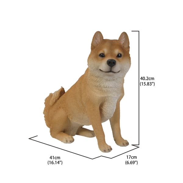 Shiba Inu Sitting Statue - Bed Bath & Beyond - 29045253