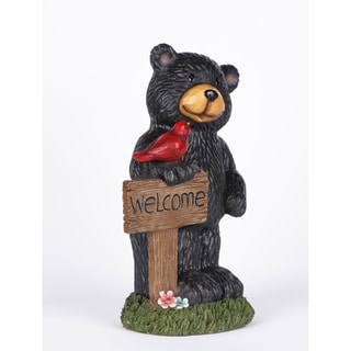 Bear Holding Welcome Sign - Bed Bath & Beyond - 29045350