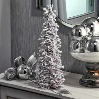 Flocked Twig Cone Tree - Bed Bath & Beyond - 29046269