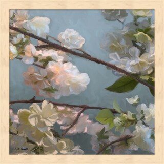 Rick Novak 'Silver Light Florals 2' Framed Art - Bed Bath & Beyond ...