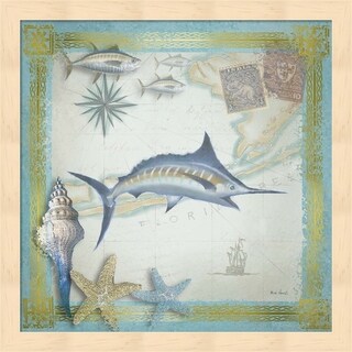 Rick Novak 'Sealife 1' Framed Art - Bed Bath & Beyond - 29047016