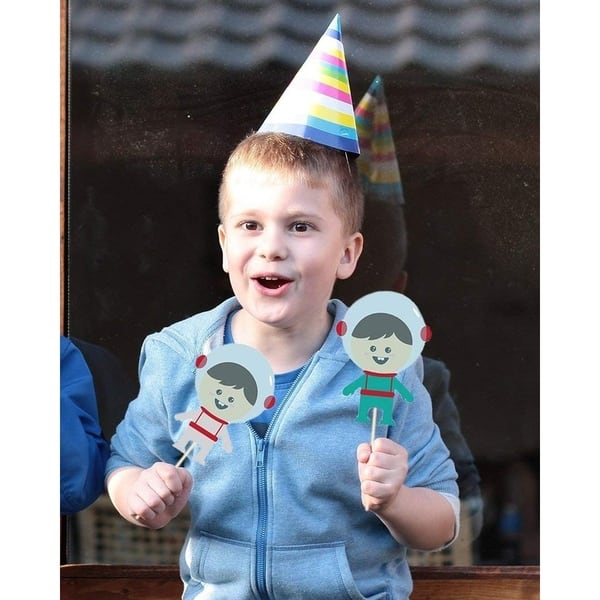 30-Pack Outer Space Solar System Photo Booth Props Party Birthday Decor ...