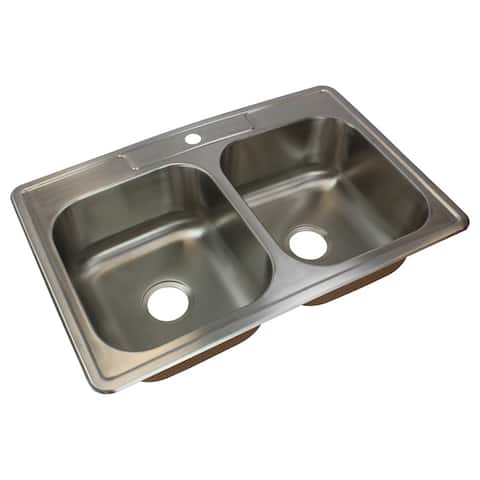 Single hole, Drop-in, Stainless Steel Kitchen Sinks - Overstock