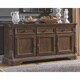 Signature Design by Ashley Charmond Brown Woodgrain Dining Buffet - Bed ...