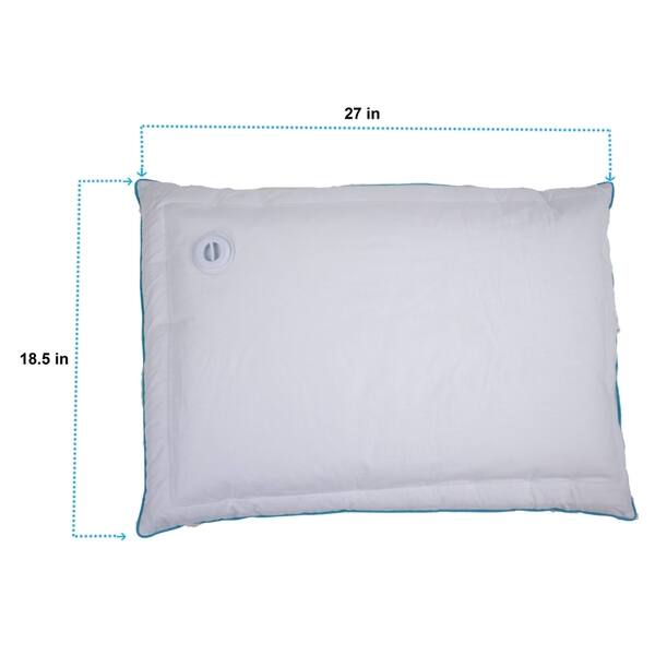 Therapeutic Water Pillow Fiber Filled Down Alternative Waterbased Flow ...