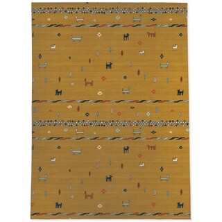 KEELUT GABBEH YELLOW Area Rug by Kavka Designs - Bed Bath & Beyond ...
