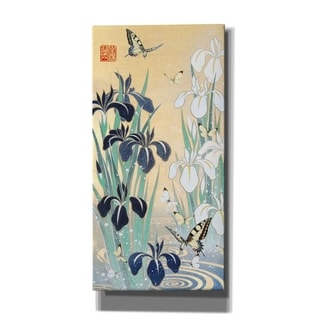 Epic Graffiti 'Iris and Butterfly' by Zigen Tanabe, Giclee Canvas Wall ...