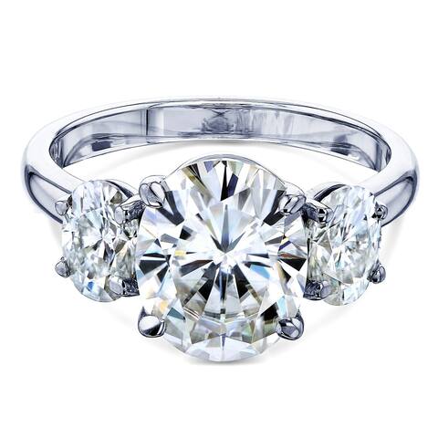 7 White Moissanite Rings - Overstock