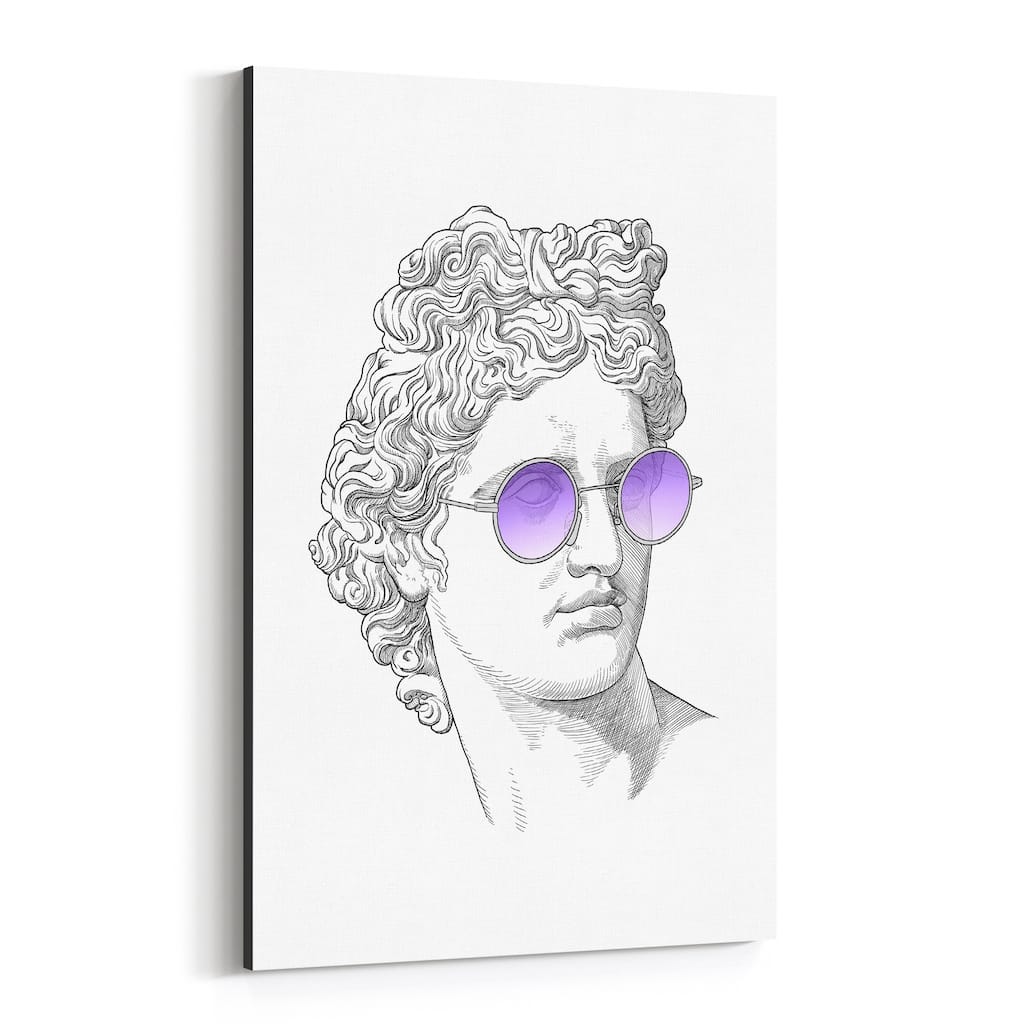 Noir Gallery Apollo Mythology Funny Humor Canvas Wall Art Print ...