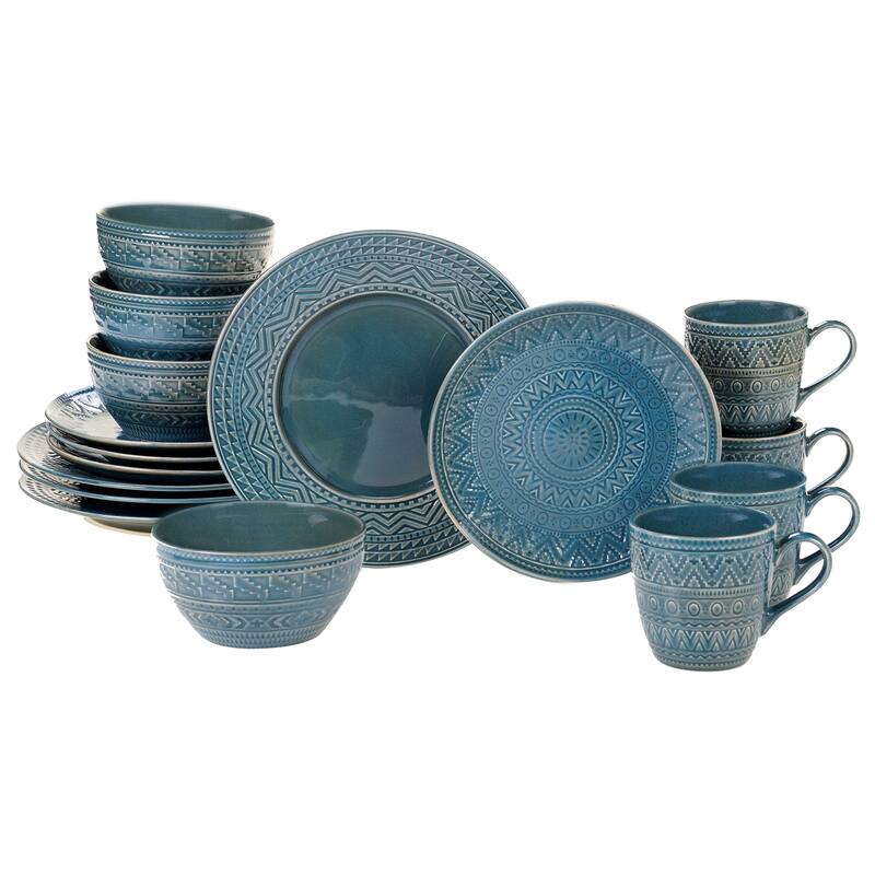 Certified International Aztec 16-piece Dinnerware Set - Overstock ...