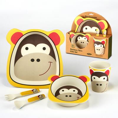 Certified International Monkey 5-piece Children's Dinnerware Set ...