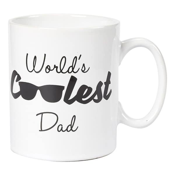Ceramic Coffee Mug - World's Coolest Dad Birthday Father's Day Gift, 16 ...